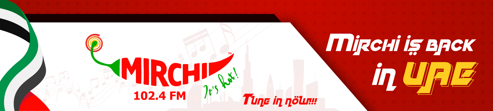 Mirchi Radio FM | FM Mirchi Dubai - Mirchi 102.4 FM Dubai